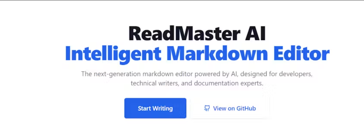 ReadMaster-AI - Markdown editor with AI capabilities | Steemhunt